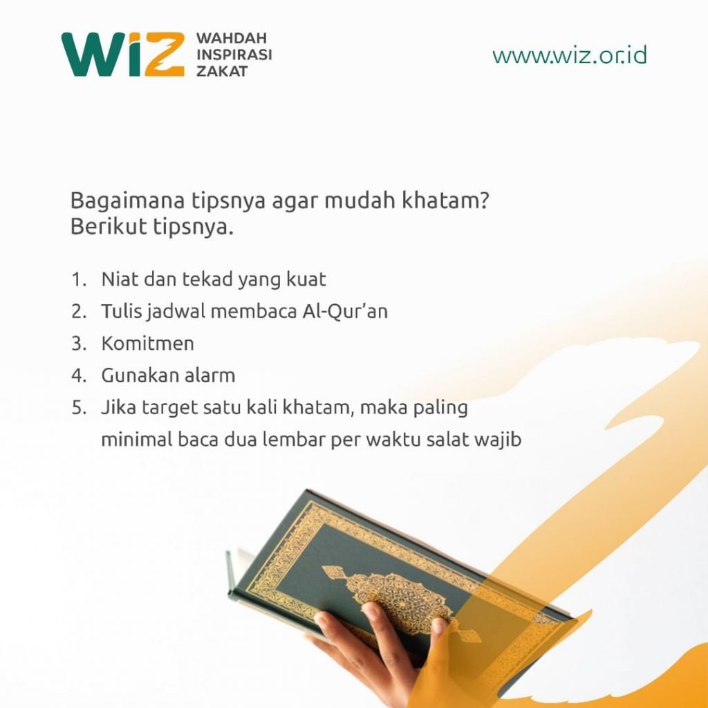 Tips Khatam Al Quran Di Bulan Ramadhan Wahdah Inspirasi Zakat