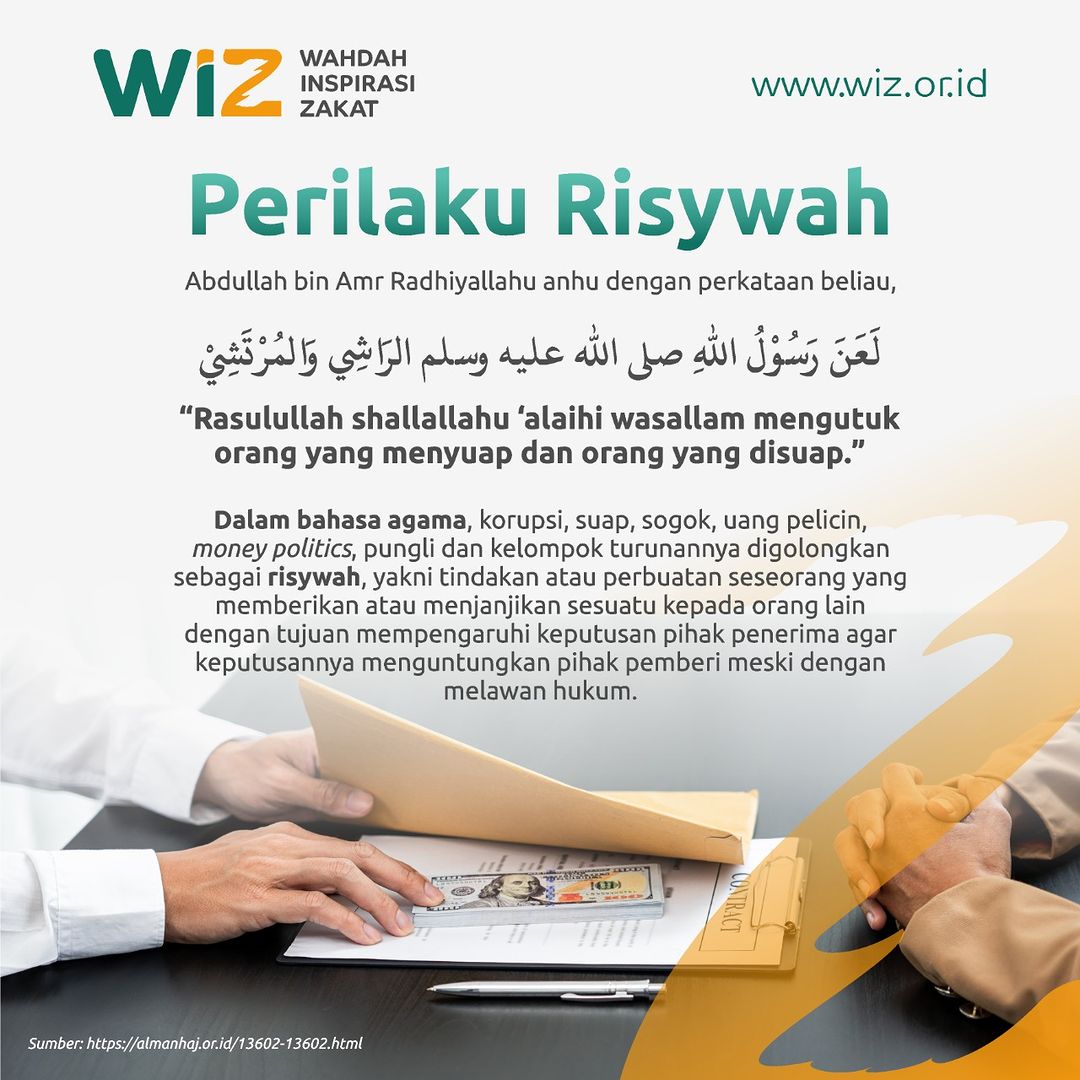 Pelaku Risywah – WAHDAH INSPIRASI ZAKAT