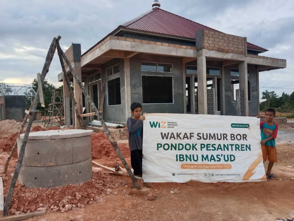 Ikhtiar Hadirkan Sumber Air Bagi Ponpes Ibnu Mas’ud Kepulauan Riau – WAHDAH INSPIRASI ZAKAT