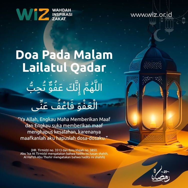 Doa Lailatur Qadar – WAHDAH INSPIRASI ZAKAT