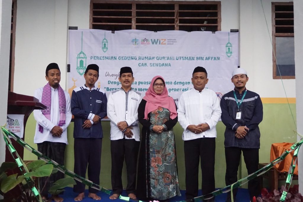 WIZ Resmikan Rumah Qur’an Sendana – WAHDAH INSPIRASI ZAKAT