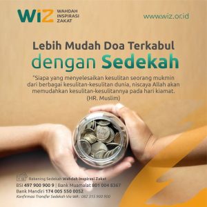 Lebih Mudah Doa Terkabul Dengan Sedekah – WAHDAH INSPIRASI ZAKAT