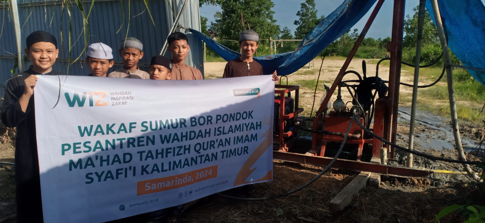 Program Wakaf Sumur Bor Ponpes Wahdah Islamiyah Kalimantan Timur Sukses Dilaksanakan – WAHDAH ...