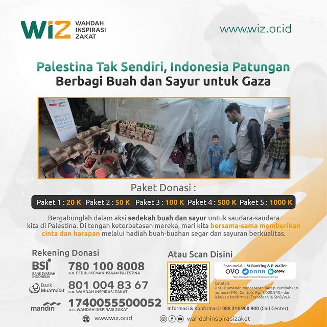 Palestina Tak Sendiri, Indonesia Patungan Berbagi Buah Dan Sayur Untuk ...