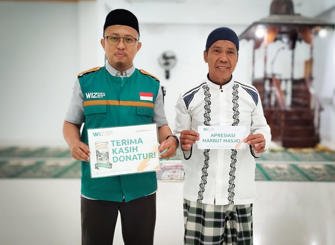 WIZ Apresiasi 4 Marbut Masjid di Kolaka – WAHDAH INSPIRASI ZAKAT