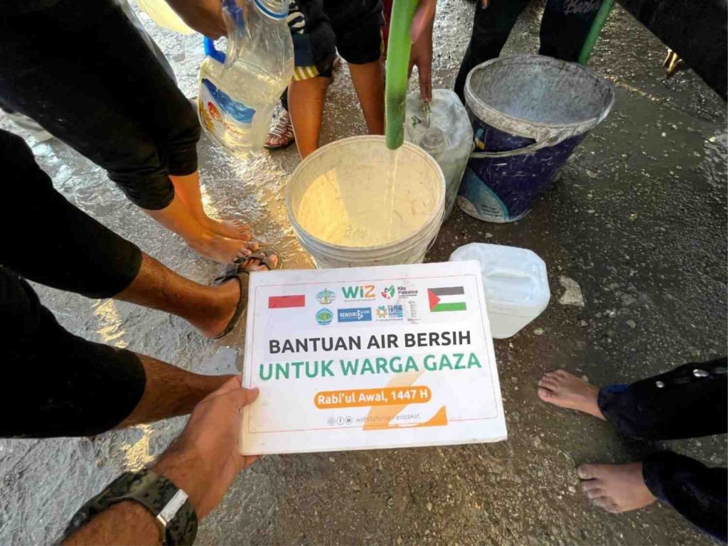 Solidaritas Indonesia, WIZ dan KITA Palestina Hadirkan Air Bersih di ...