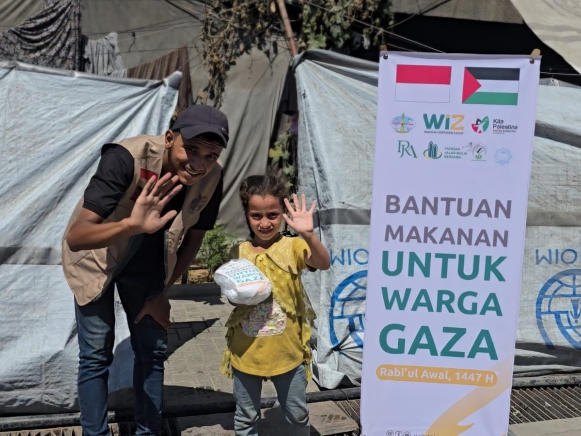 Donasi dari Indonesia Tembus Blokade Gaza, WIZ Salurkan Makanan Siap ...